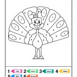 Color By Numbers - Birds Worksheet #13 - Kidlo.com