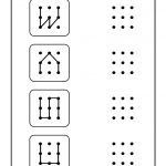 Copy The Patterns - 9 Dots Pattern Worksheet #02 - Kidlo.com