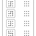 Copy The Patterns - 9 Dots Pattern Worksheet #05 - Kidlo.com