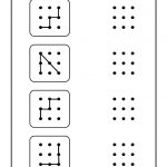 Copy The Patterns - 9 Dots Pattern Worksheet #05 - Kidlo.com