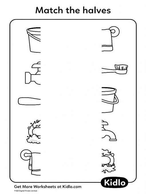 Match The Pairs – Worksheet #07 - Kidlo.com Match The Pairs – Worksheet #07 - Kidlo.com