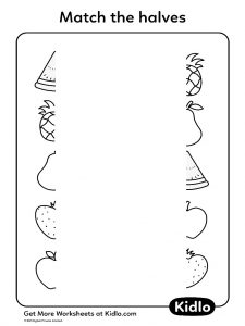 Match The Pairs – Worksheet #09 - Kidlo.com