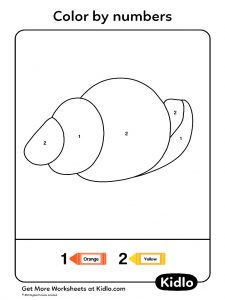 Color By Numbers - Coloring Pages Worksheet #11 - Kidlo.com