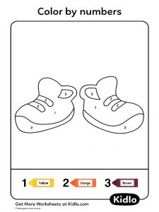 Color By Numbers - Coloring Pages Worksheet #23 - Kidlo.com
