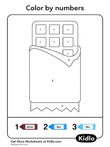 Color By Numbers - Coloring Pages Worksheet #24 - Kidlo.com
