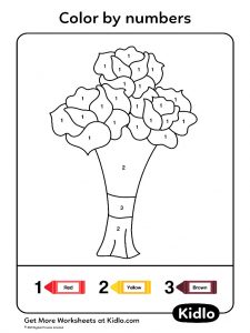 Color By Numbers - Coloring Pages Worksheet #31 - Kidlo.com