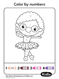 Color By Numbers - Coloring Pages Worksheet #41 - Kidlo.com