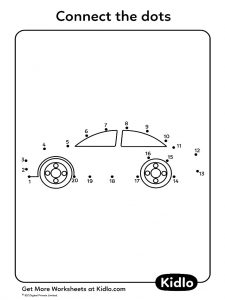 Connect The Dots 1-20 – Activity Worksheet #02 - Kidlo.com