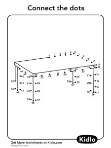 Connect The Dots 1-50 - Activity Worksheet #11 - Kidlo.com