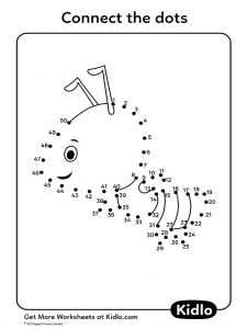 Connect The Dots 1-50 - Activity Worksheet #29 - Kidlo.com
