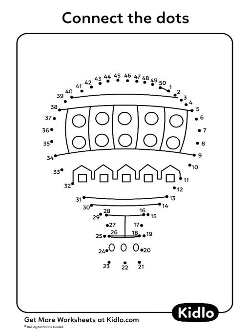 Connect The Dots Numbers 1 50 Printable